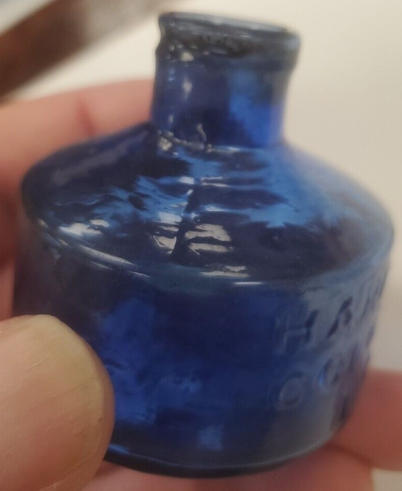 Harrison Columbian Cobalt Blue Ink Bottle – The Society of Inkwell ...