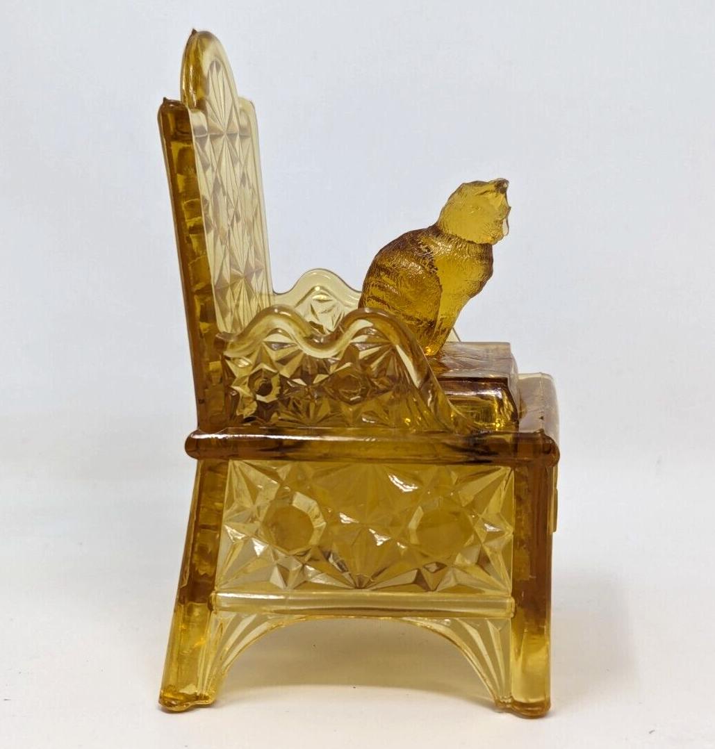 EAPG Glass – Cat on a Chair – The Society of Inkwell Collectors (SOIC)