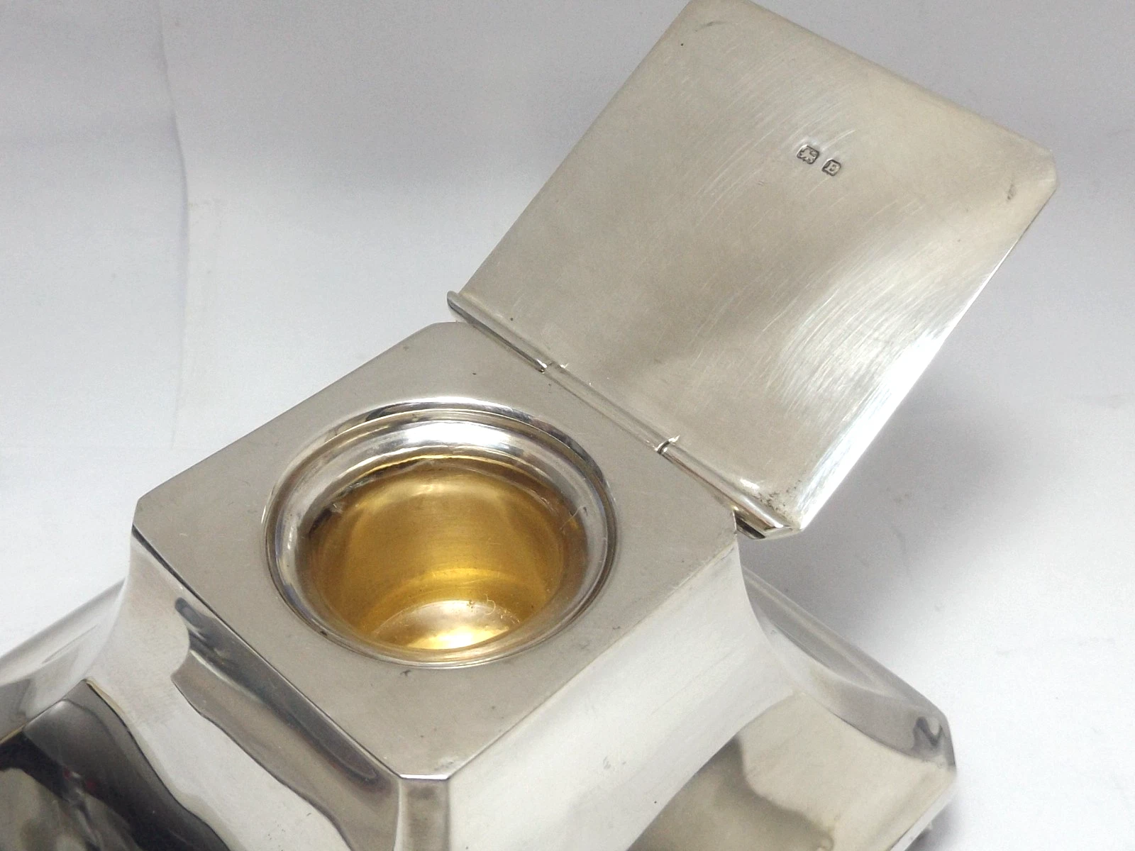 English Art Deco Silver Inkstand – The Society of Inkwell Collectors (SOIC)