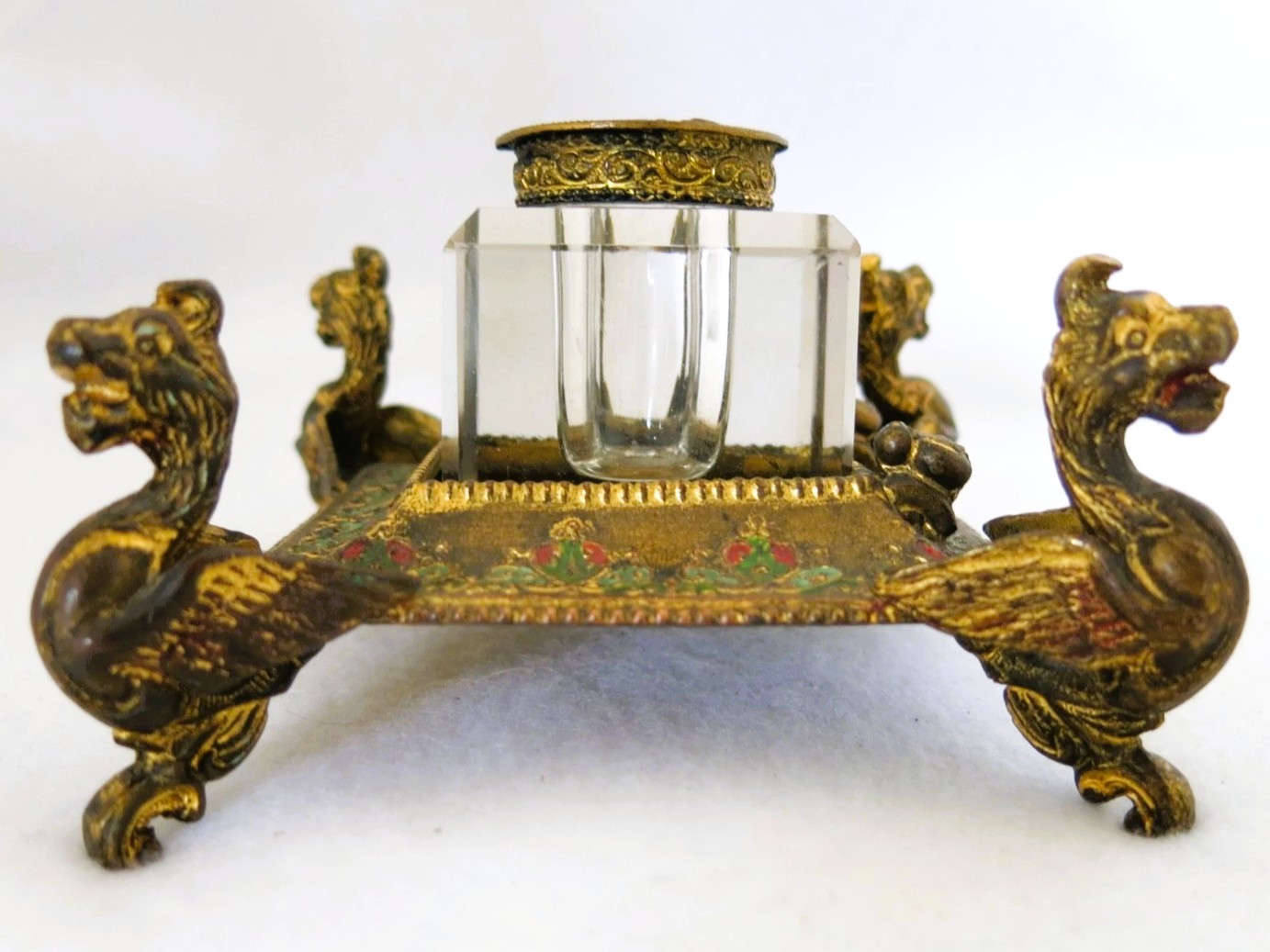 Winged Griffins Inkstand – The Society of Inkwell Collectors (SOIC)