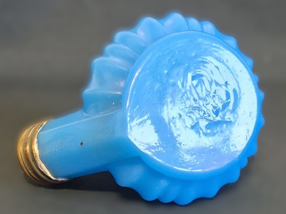 Opaline Blue Glass “Teakettle” Inkwell – The Society of Inkwell ...